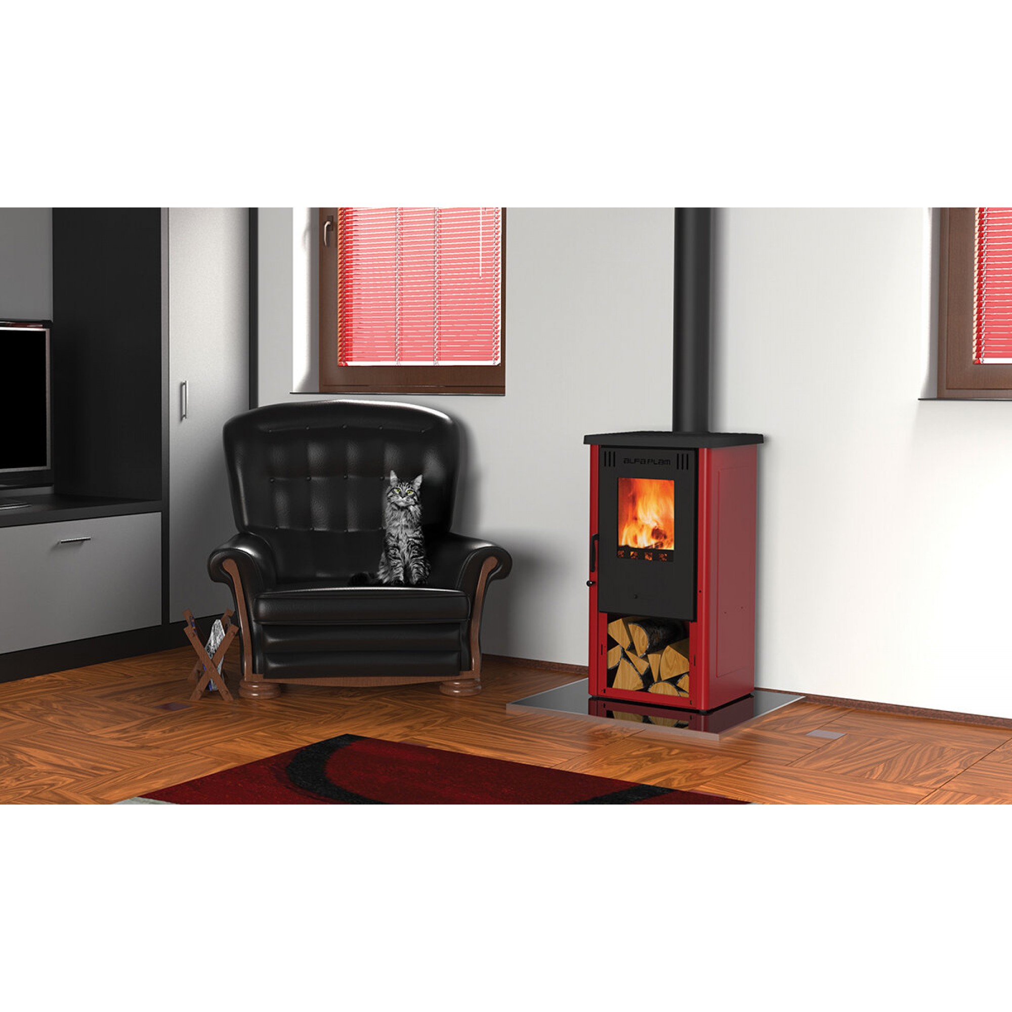 Soba Pe Lemne, Alfa Plam Elita, 6kW | Balkanenergy.ro