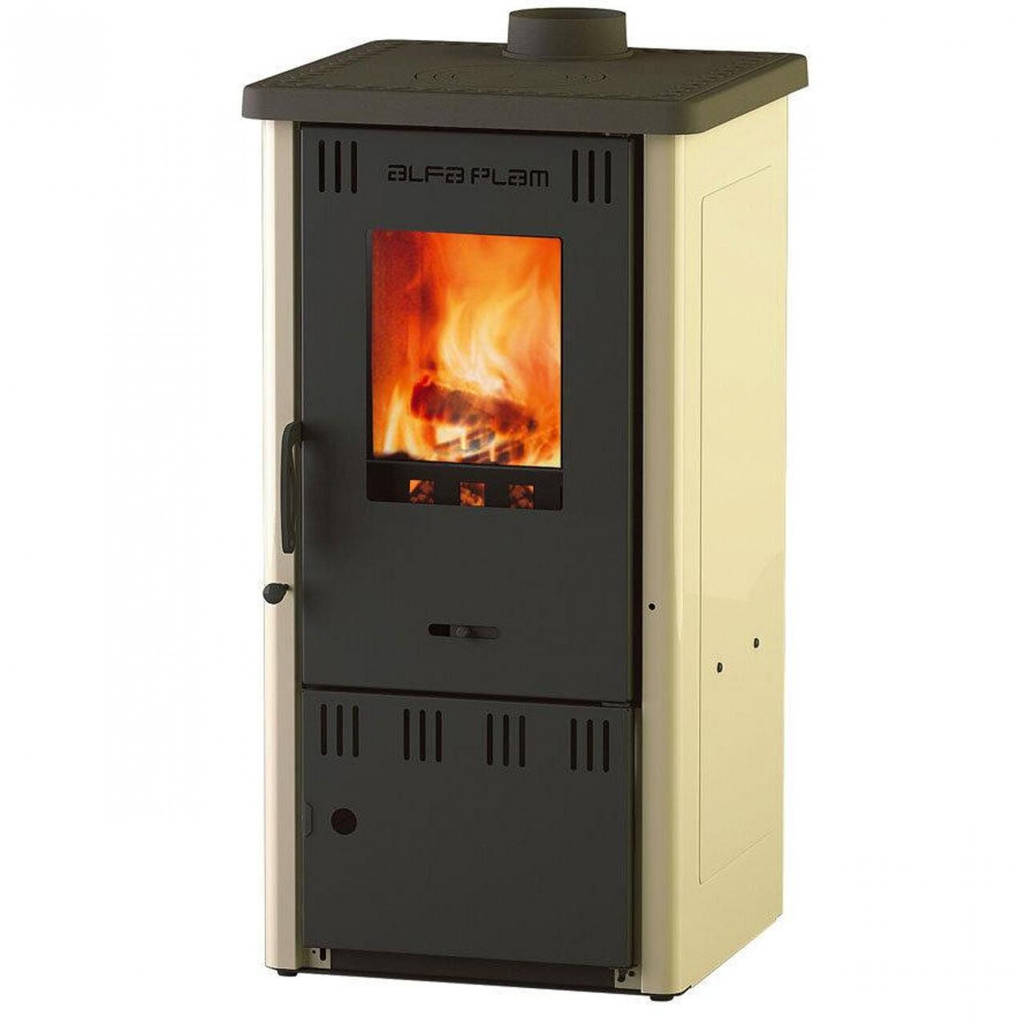 Soba pe lemne, Alfa Plam Elita 2 Fildeș, 6kW - Balkanenergy.ro